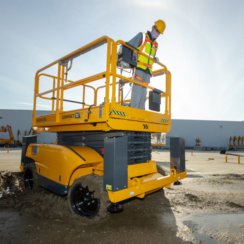 Haulotte COMPACT 12 DX | Diesel Rough Terrain Scissor Lift